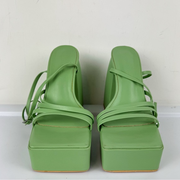 Princess Polly | Shoes | Princess Polly La Belle Platform Heels Green ...